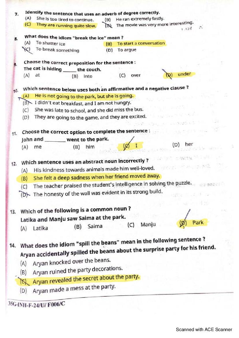 RMS CET 2024 Question Paper - Download PDF - AglaSem