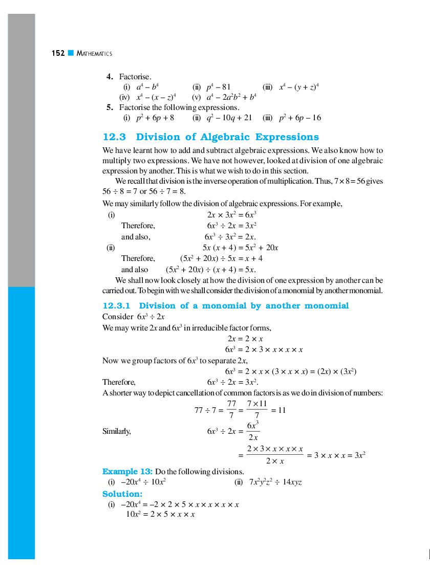 NCERT Book Class 8 Maths Chapter 12 Exponents And Powers
