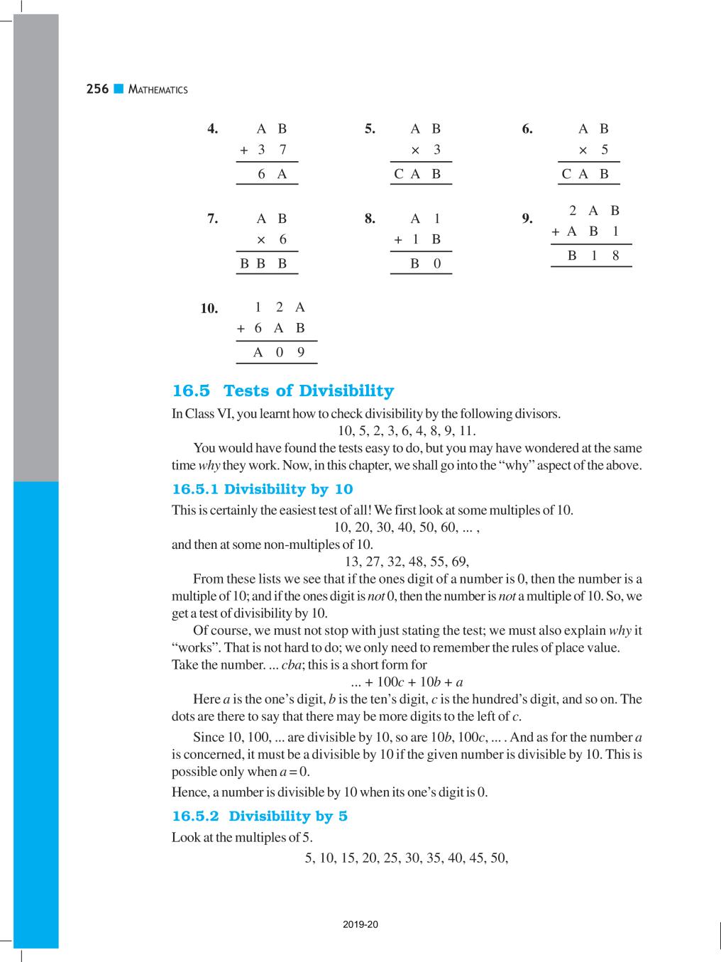NCERT Book Class 8 Maths Chapter 16 Playing With Numbers