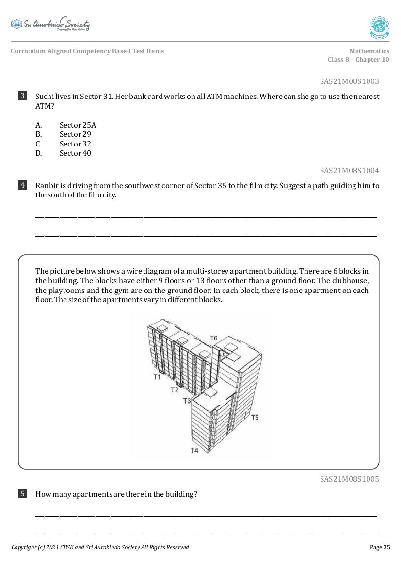 Class 8 Maths Competency Based Questions 2025 - Download PDF - AglaSem