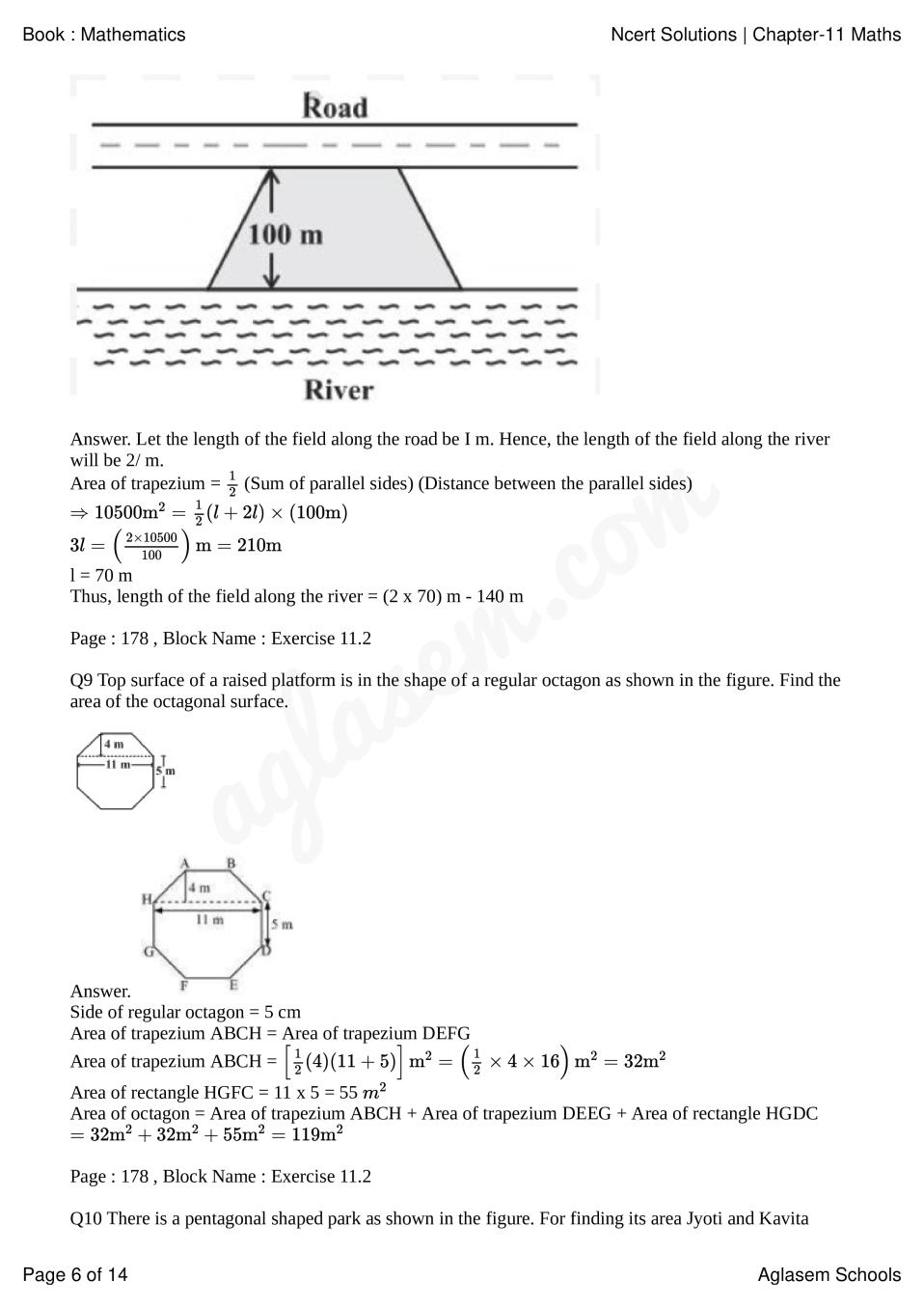 NCERT Solutions Class 8 Maths Chapter 11 Mensuration NCERT Solutions NCERT Solutions Class 8 Maths Chapter 11 Mensuration NCERT Solutions