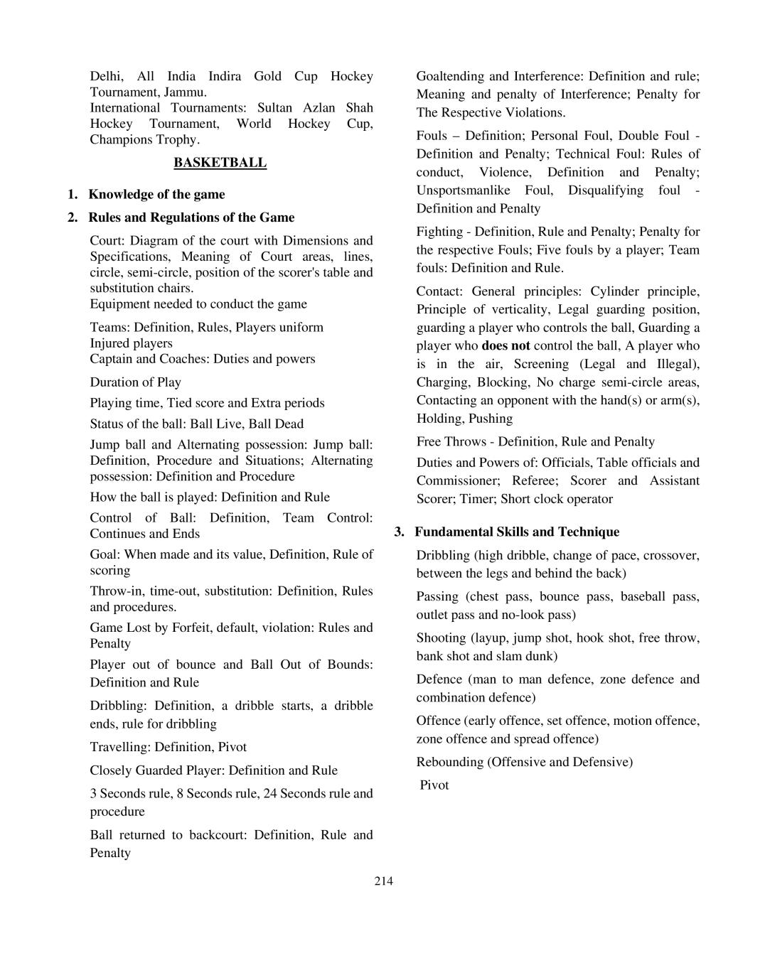 ICSE Physical Education Syllabus 2020 - 2021 for Class 9, Class 10 ...