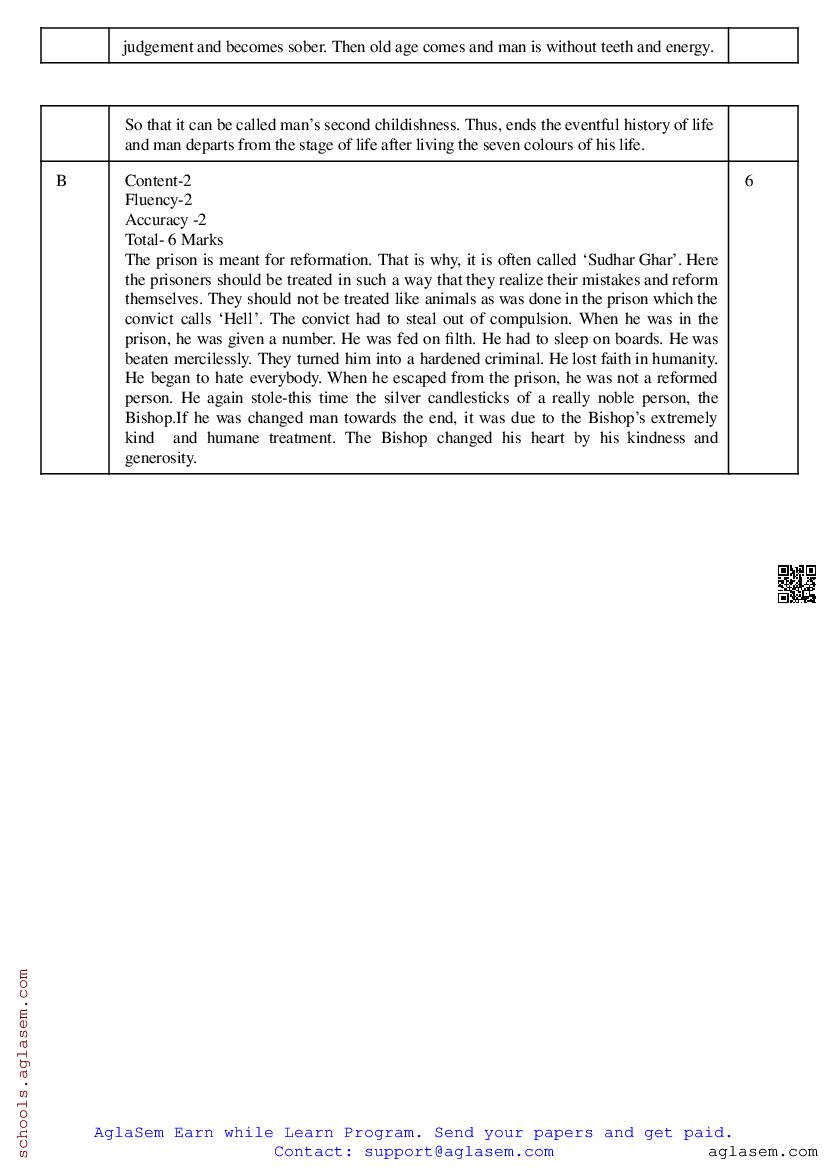 Class 9 English Question Paper 2024 (PDF) - Download 9th Annual Exam ...