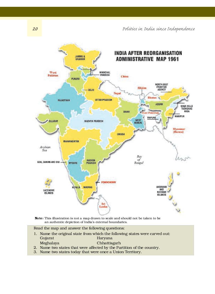 NCERT Book Class 12 Political Science Chapter 1 Challenges Of Nation NCERT Book Class 12 Political Science Chapter 1 Challenges Of Nation