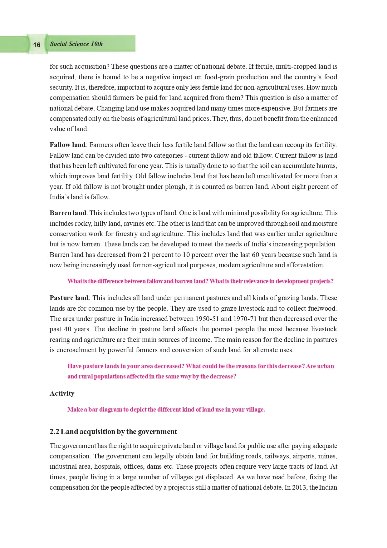 CGBSE Class 10th Social Science Book PDF in English Medium - Download ...