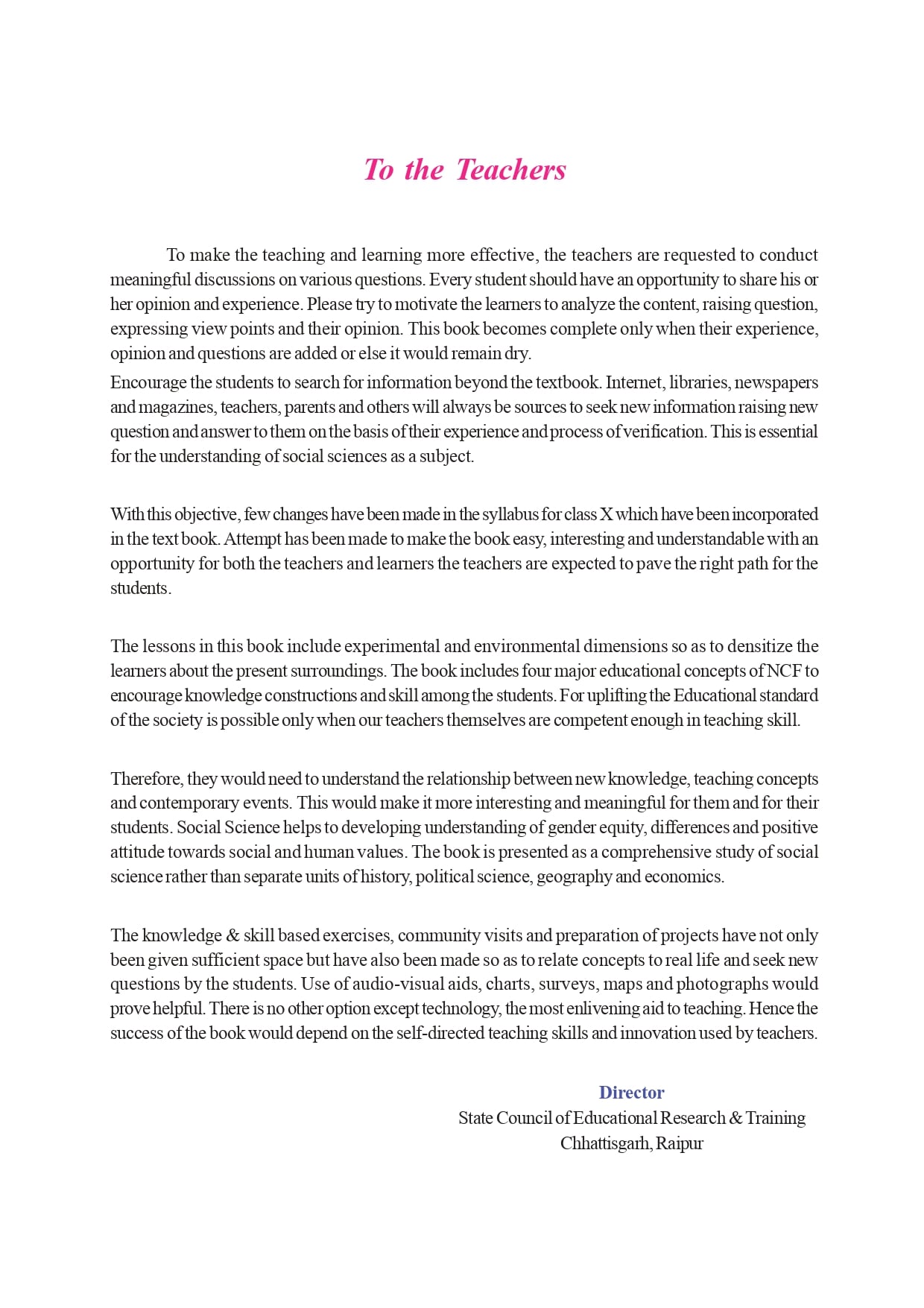 CGBSE Class 10th Social Science Book PDF in English Medium - Download ...