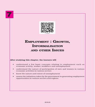 NCERT Book Class 11 Economics Chapter 7 Employment: Growth ...