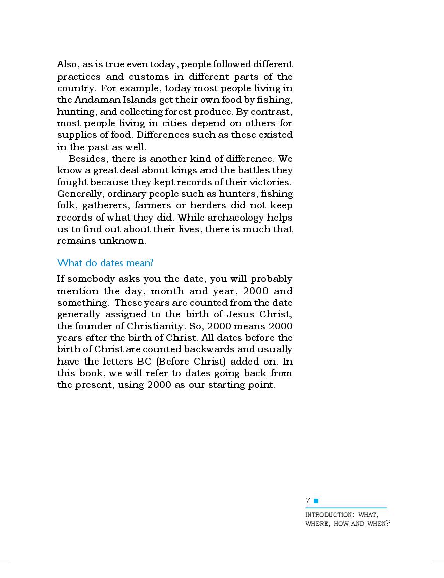 NCERT Book Class 6 Social Science Chapter 1 What Where How And When NCERT Book Class 6 Social Science Chapter 1 What Where How And When