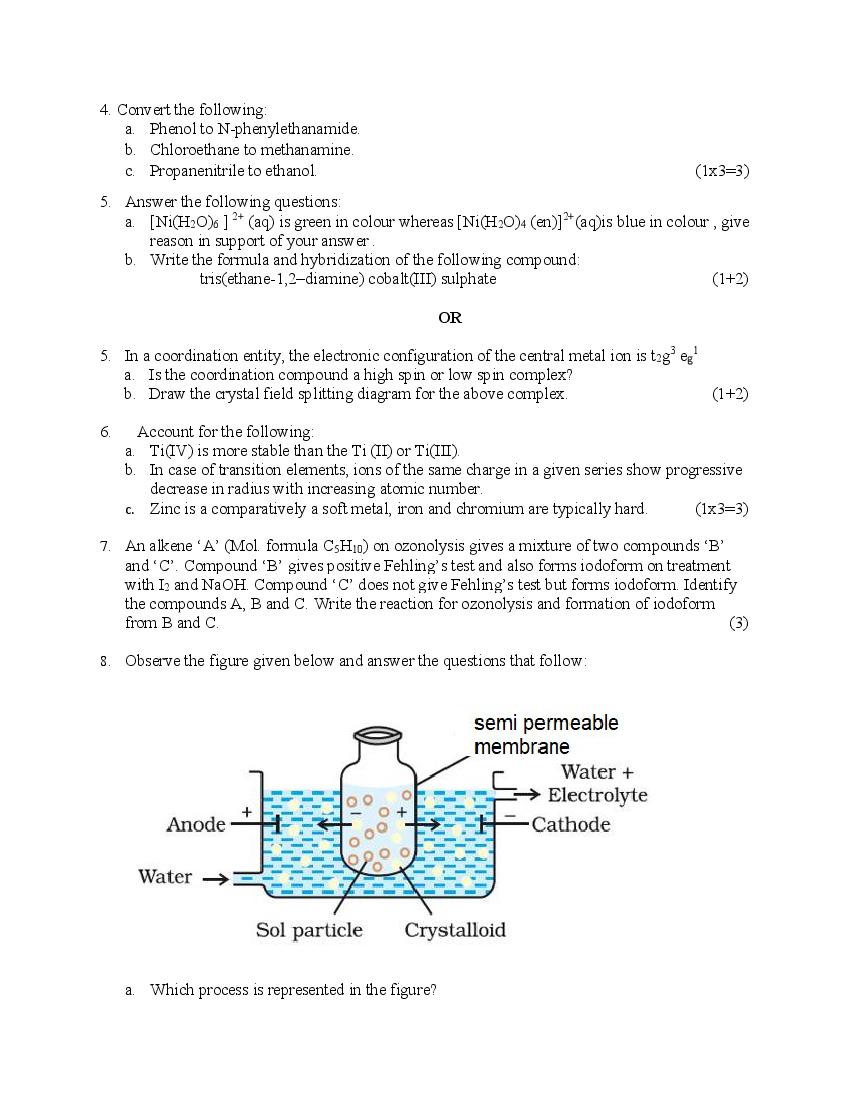 CBSE Sample Paper 2022 Class 12 Chemistry Term 2 Term 1 PDF Download cbse-sample-paper-2022-class-12-chemistry-term-2-term-1-pdf-download