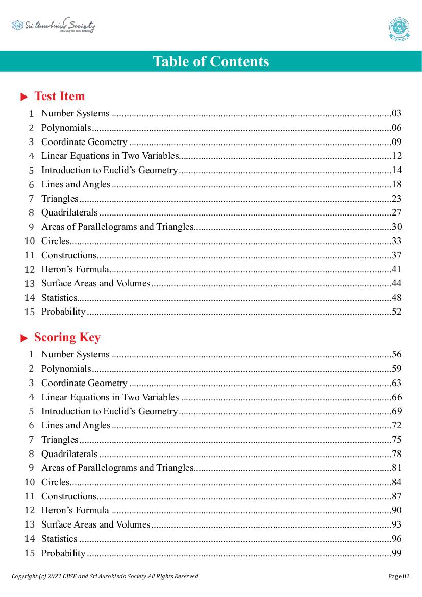 Class 9 Maths Competency Based Questions 2025 - Download PDF - AglaSem