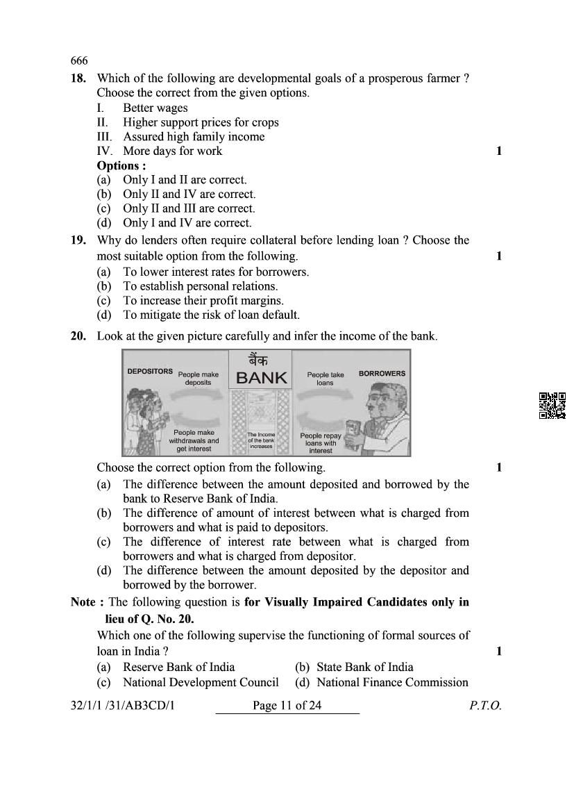 Class 10 Social Science Question Paper 2024 (PDF) - Download 10th ...