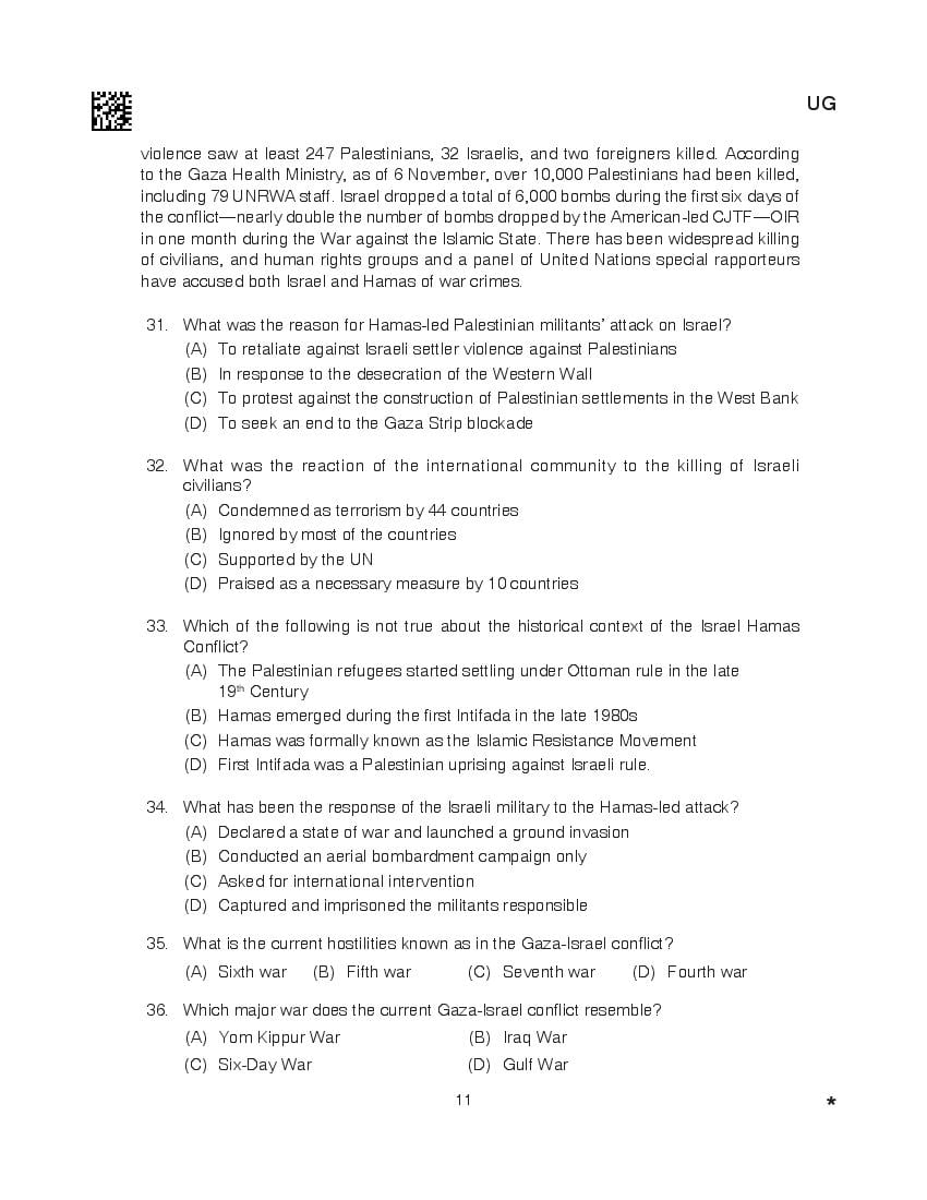CLAT Question Paper 2024 Download Links: UG and PG Papers - AglaSem Admission