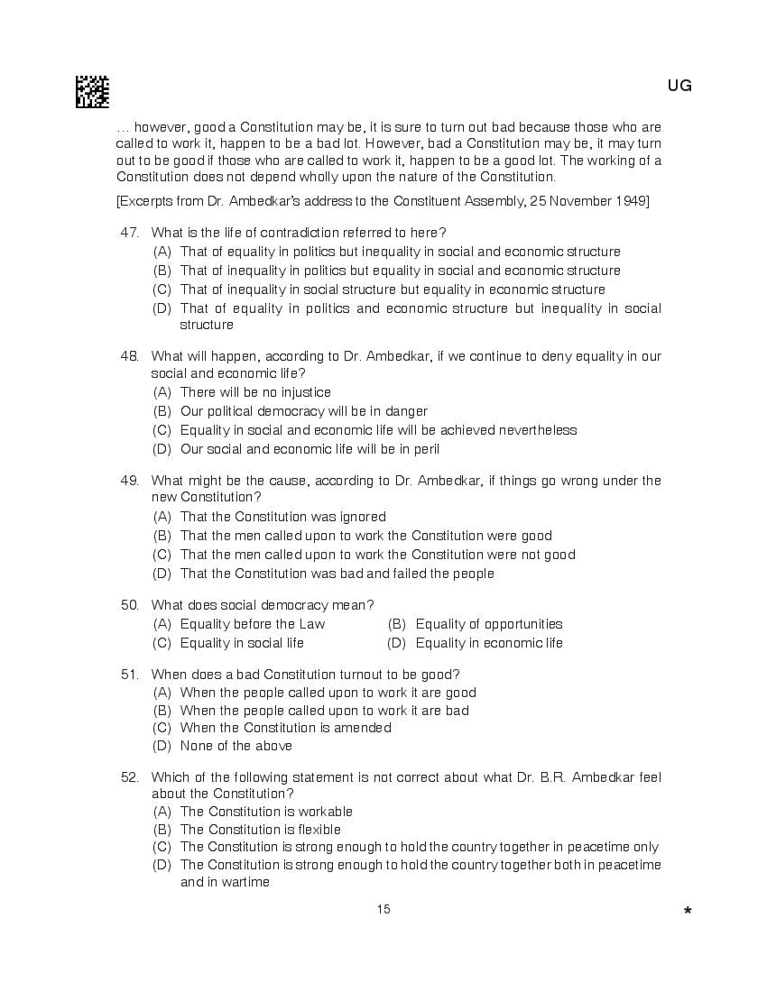 CLAT Question Paper 2024 Download Links: UG and PG Papers - AglaSem Admission