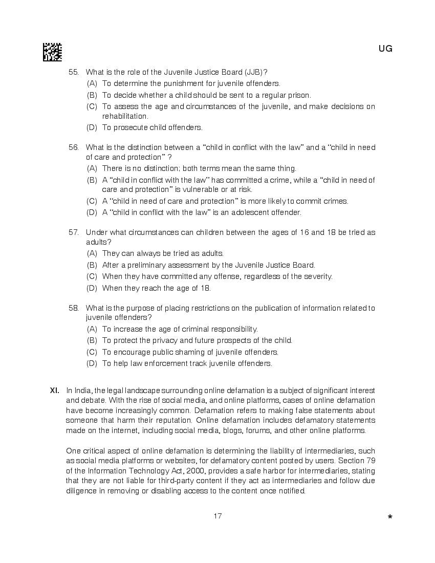 CLAT Question Paper 2024 Download Links: UG and PG Papers - AglaSem Admission