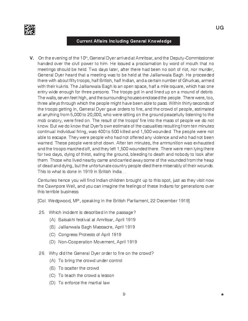 CLAT Question Paper 2024 Download Links: UG and PG Papers - AglaSem Admission