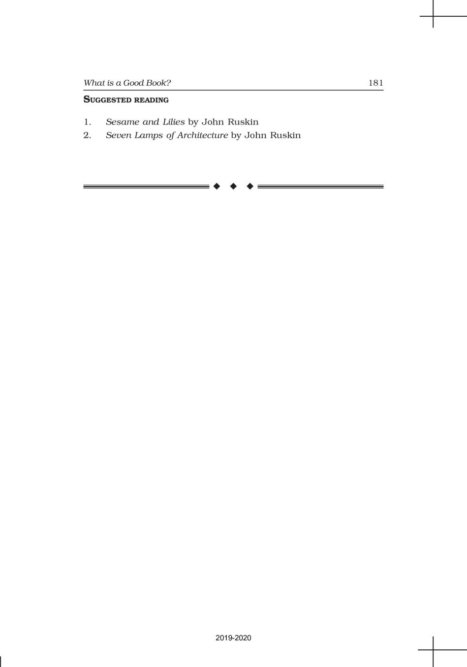 NCERT Book Class 11 English Chapter 5 What Is A Good Book PDF NCERT Book Class 11 English Chapter 5 What Is A Good Book PDF