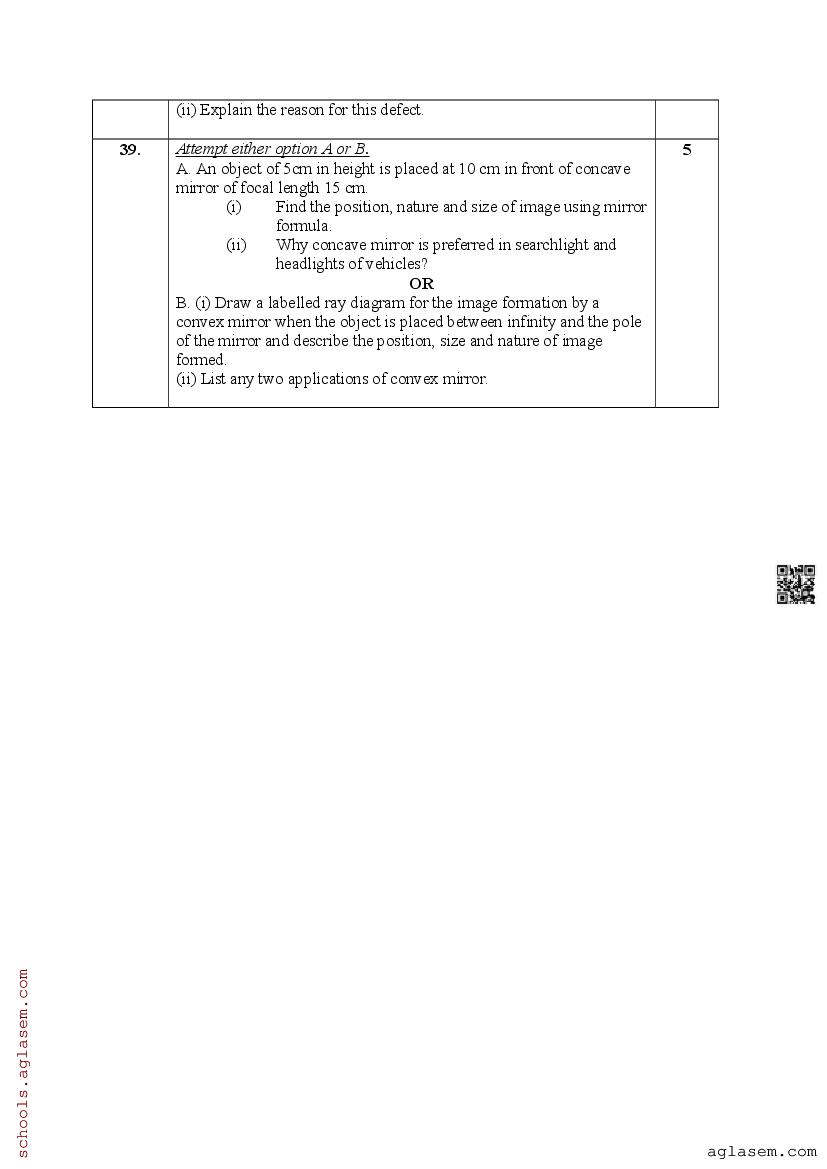 Class 10 Science Mid Term Sample Paper 2025 PDF | Download PT1 / Term 1 ...