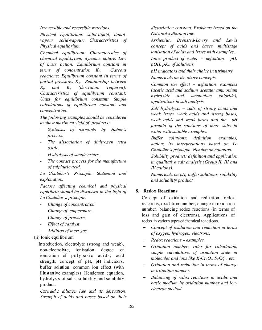 ISC Chemistry Syllabus 2022 for Class 11, Class 12 | AglaSem Schools