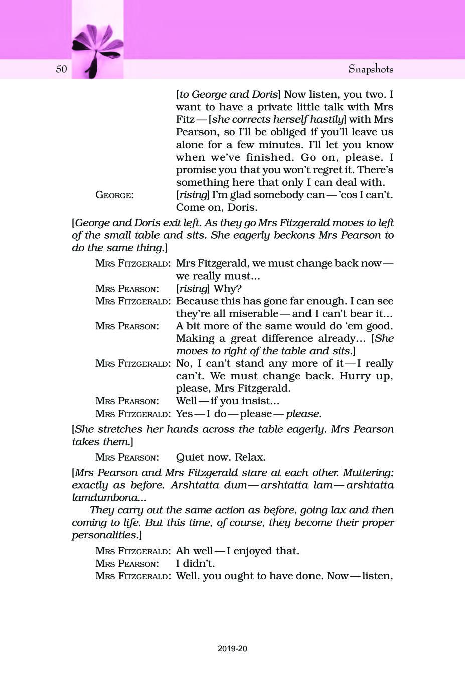 NCERT Book Class 11 English Snapshots Chapter 5 Mother s Day