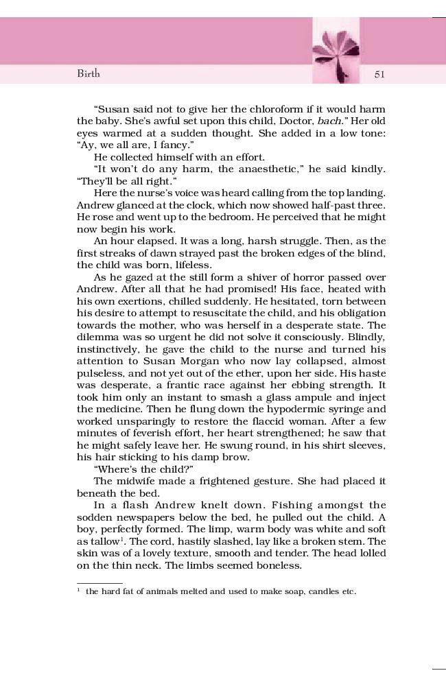 CBSE Class 11 English Snapshots Chapter 5 Mother s Day CBSE Study Group