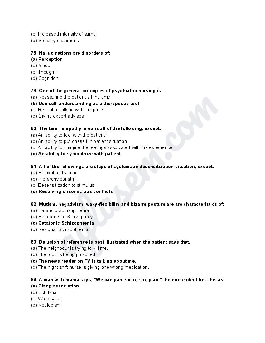 IGNOU Post Basic B Sc Nursing 2022 Question Paper PDF Download With