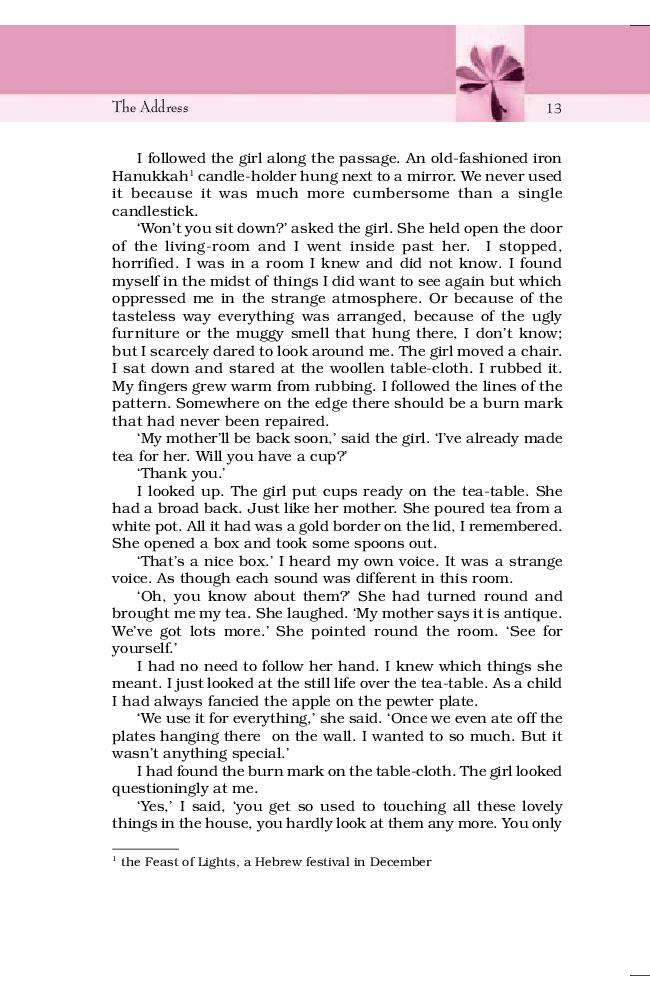 UP Board Book Class 11 English Snapshots Chapter 2 The Address UP Board Book Class 11 English Snapshots Chapter 2 The Address