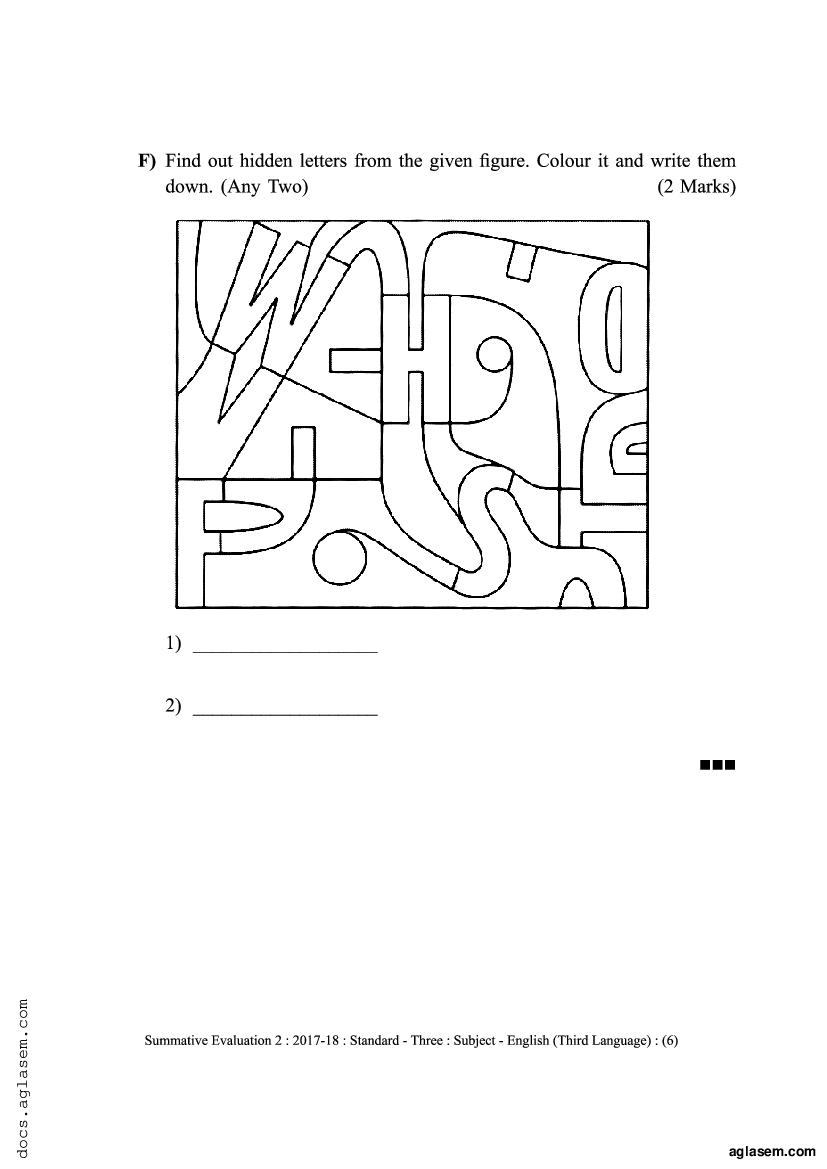 Maharashtra Board 3rd English Model Paper 2024 PDF NCERT Expert