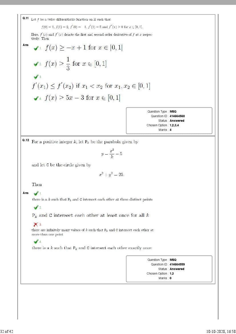 NEST 2020 Question Paper (PDFs) - AglaSem Admission