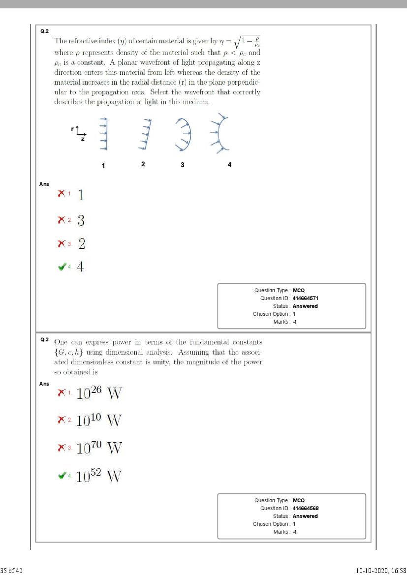 NEST 2020 Question Paper (PDFs) - AglaSem Admission