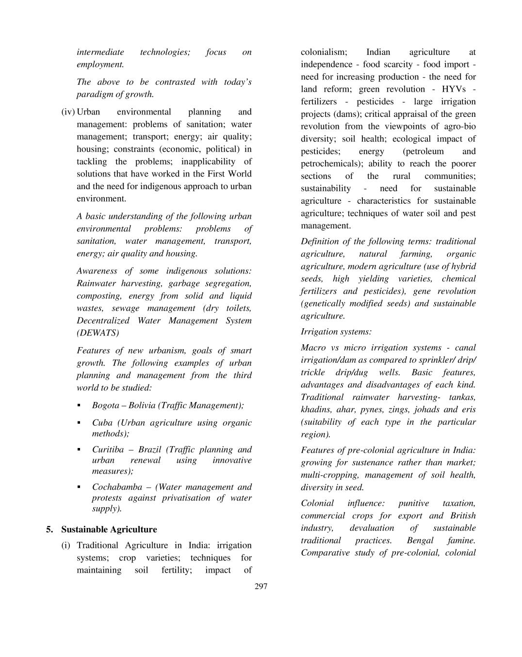 Isc Environmental Science Syllabus 2020 2021 For Class