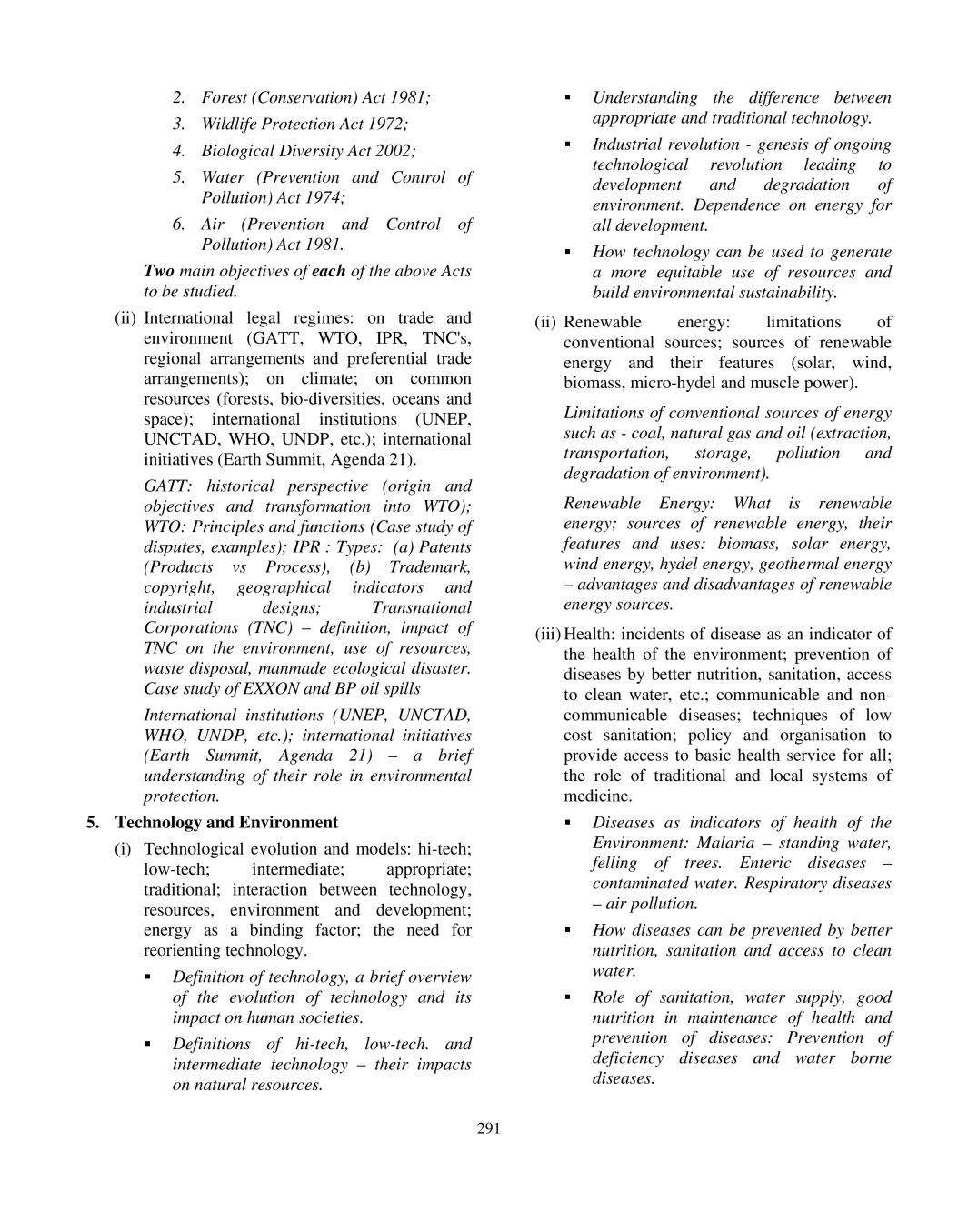 ISC Environmental Science Syllabus 2020 2021 For Class 11 Class 12 ISC Environmental Science Syllabus 2020 2021 For Class 11 Class 12