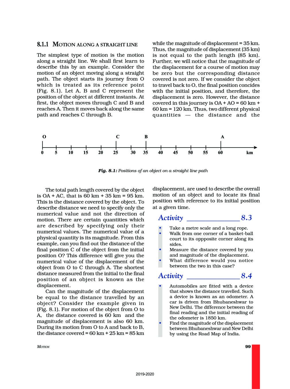 RBSE Book Class 9 Science Chapter 8 Motion Hindi English Medium PDF RBSE Book Class 9 Science Chapter 8 Motion Hindi English Medium PDF