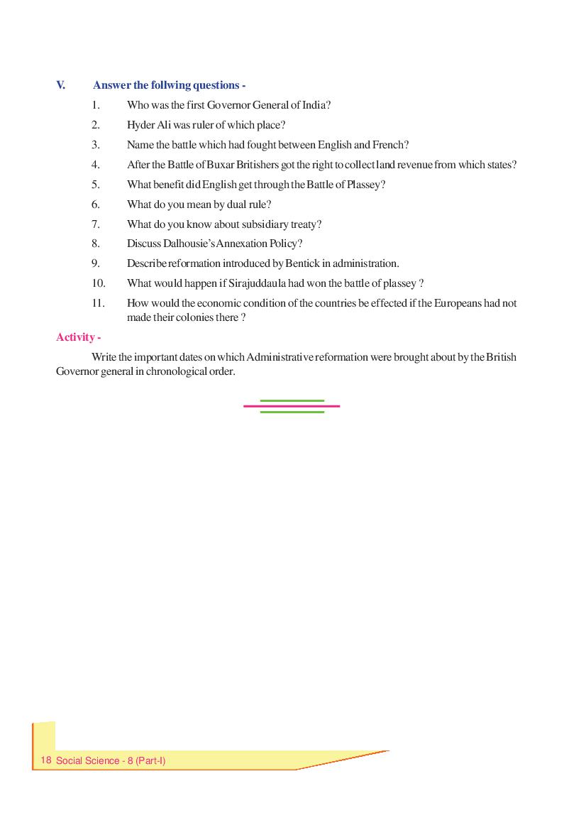 CGBSE Class 8th SST History & Civics Book PDF in English Medium ...