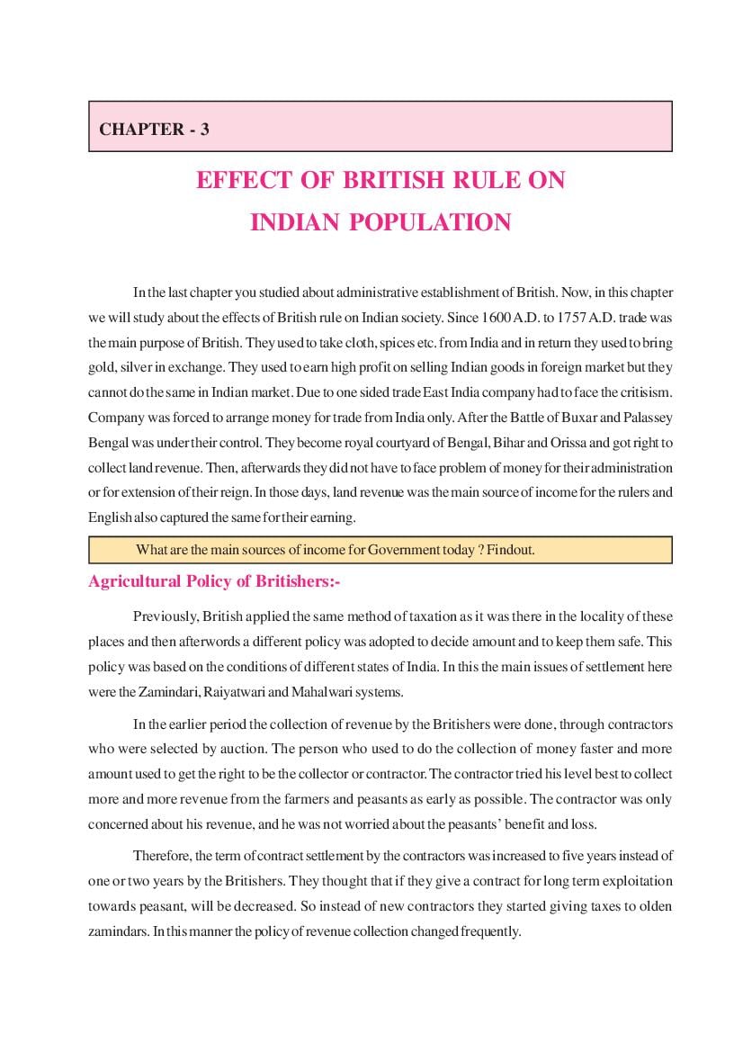 CGBSE Class 8th SST History & Civics Book PDF in English Medium ...