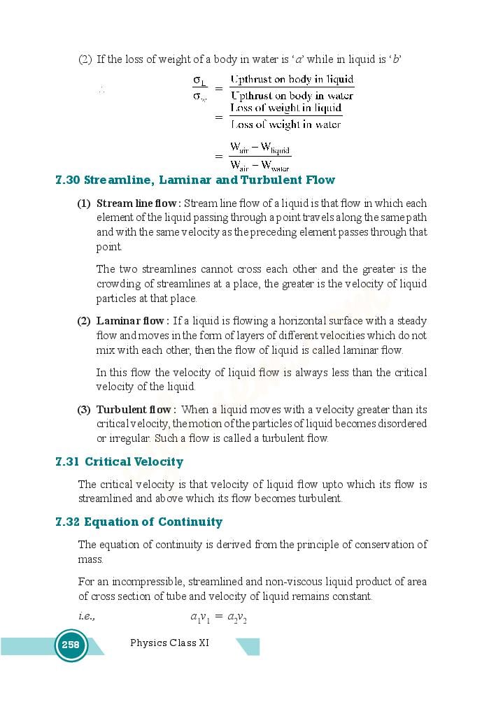 Class 11 Physics Notes for Matter (PDF) - Study Material - AglaSem