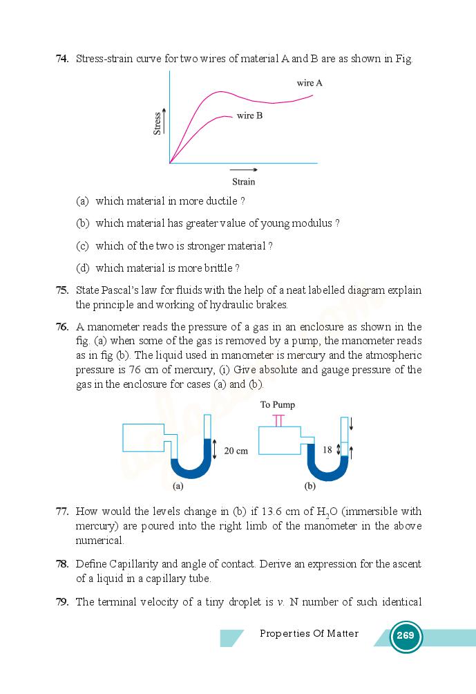 Class 11 Physics Notes for Matter (PDF) - Study Material - AglaSem