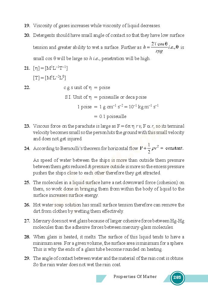 Class 11 Physics Notes for Matter (PDF) - Study Material - AglaSem
