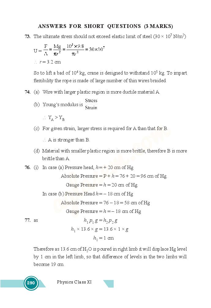 Class 11 Physics Notes for Matter (PDF) - Study Material - AglaSem