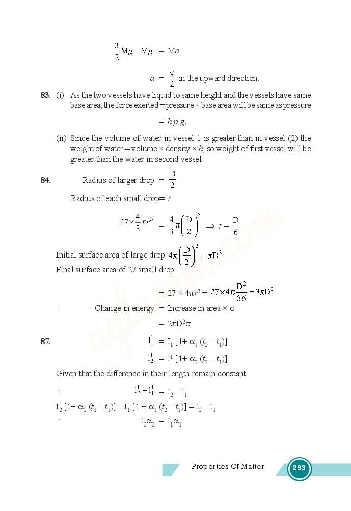 Class 11 Physics Notes for Matter (PDF) - Study Material - AglaSem