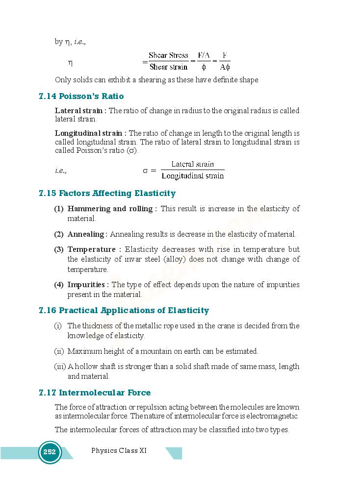 Class 11 Physics Notes for Matter (PDF) - Study Material - AglaSem