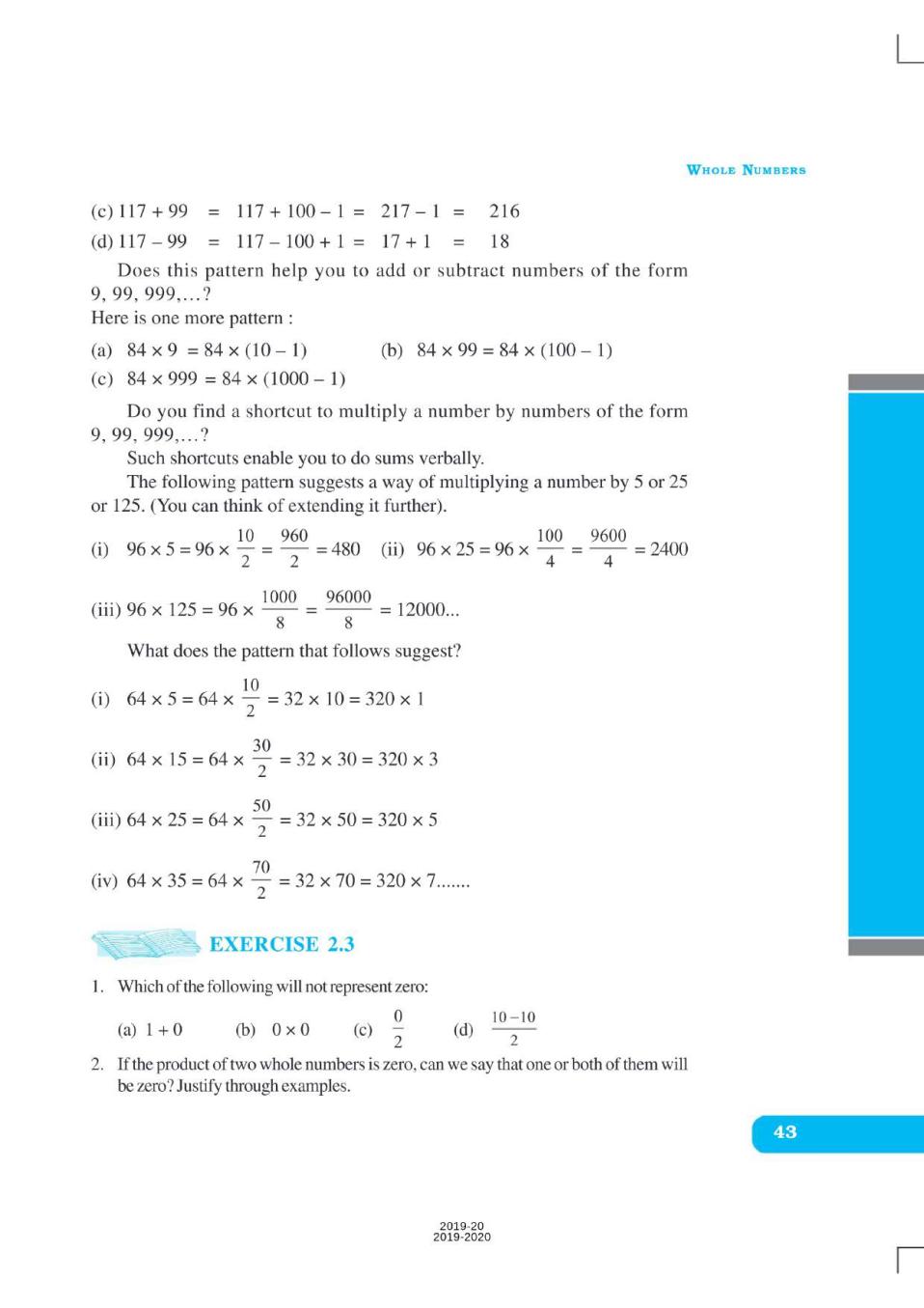 NCERT Book Class 6 Maths Chapter 2 Whole Numbers