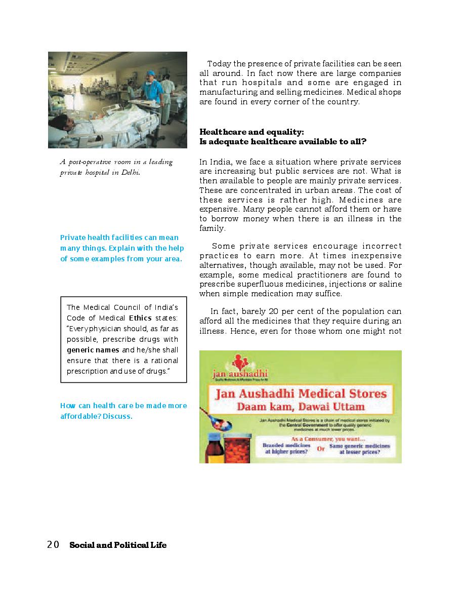NCERT Book Class 7 Social Science Civics Chapter 2 Role Of The