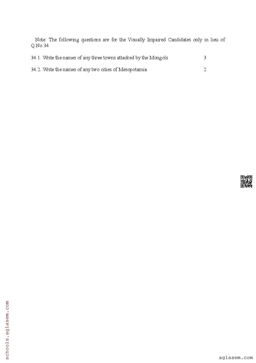 Class 11 History Mid Term Sample Paper 2025 PDF | Download PT1 / Term 1 ...
