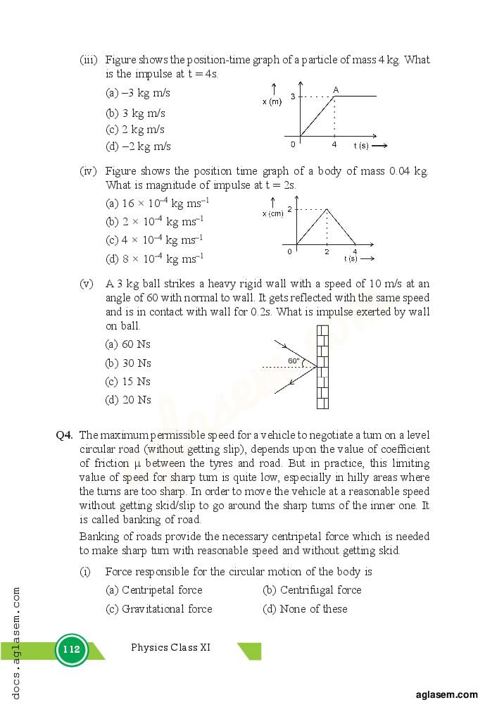 Class 11 Physics Notes for Newton’s Laws of Motion and Friction (PDF ...