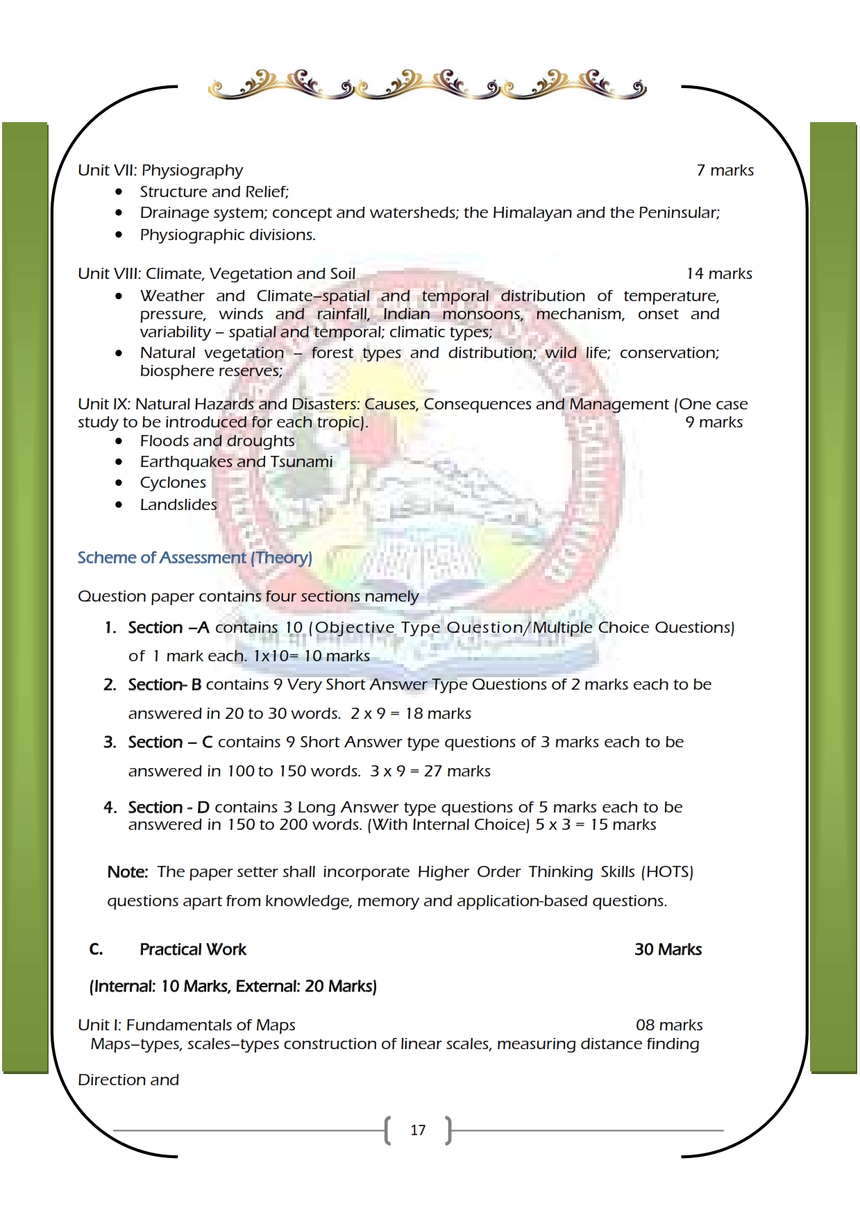 JKBOSE Class 11th Syllabus 2025 PDF Jammu And Kashmir Board JKBOSE Class 11th Syllabus 2025 PDF Jammu And Kashmir Board