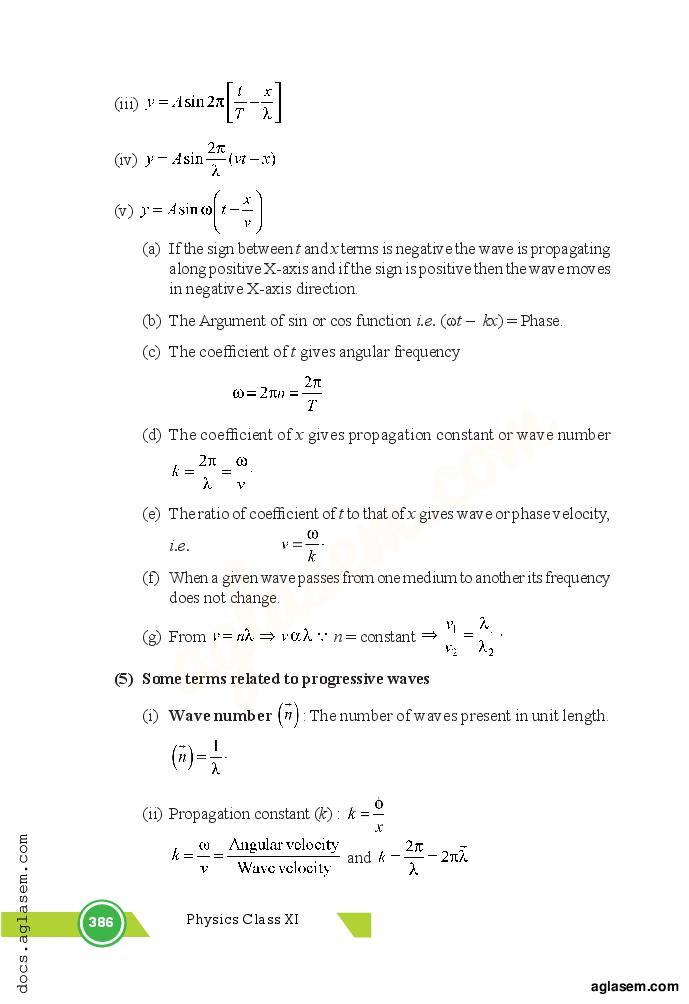 Class 11 Physics Notes for Oscillations and Waves (PDF) - Study ...