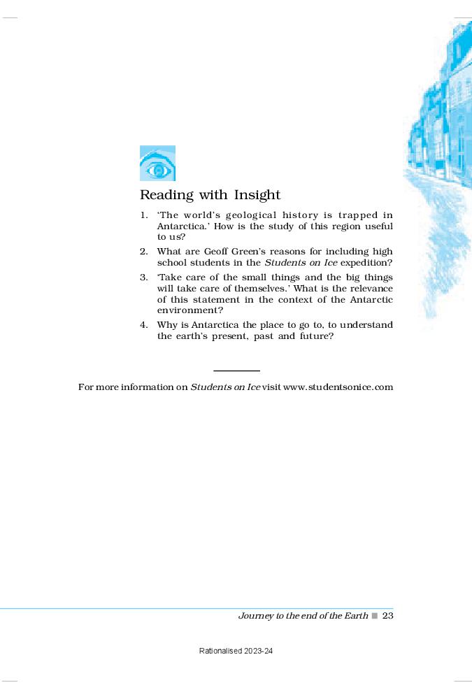 NCERT Book Class 12 English Vistas Chapter 3 Journey To The End Of NCERT Book Class 12 English Vistas Chapter 3 Journey To The End Of