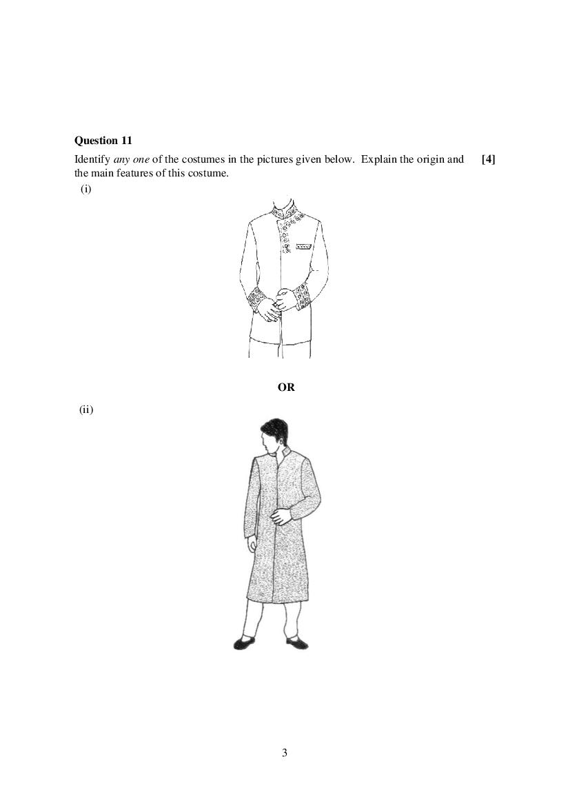 ISC Class 12 Sample Paper 2022 - Fashion Designing Specimen Question Paper