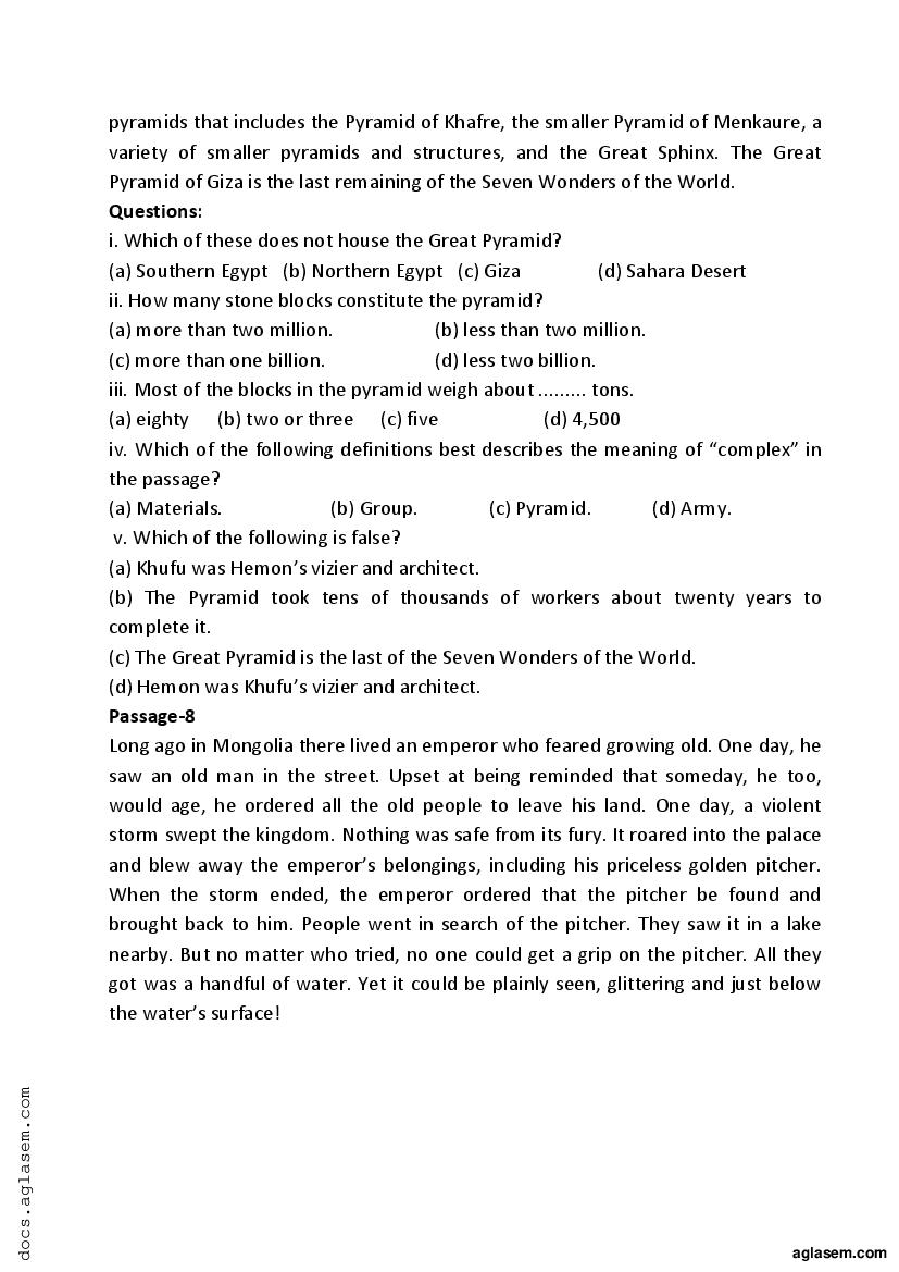 Class 10 English Question Bank PDF Important Questions For Class 10