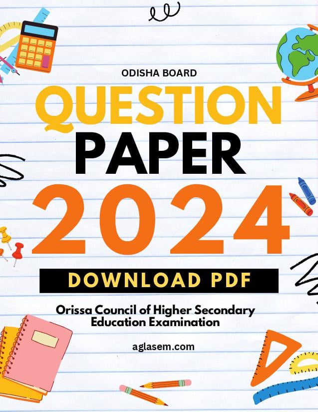 Odisha CHSE Class 12 IRPM Question Paper 2024 (PDF) - AglaSem